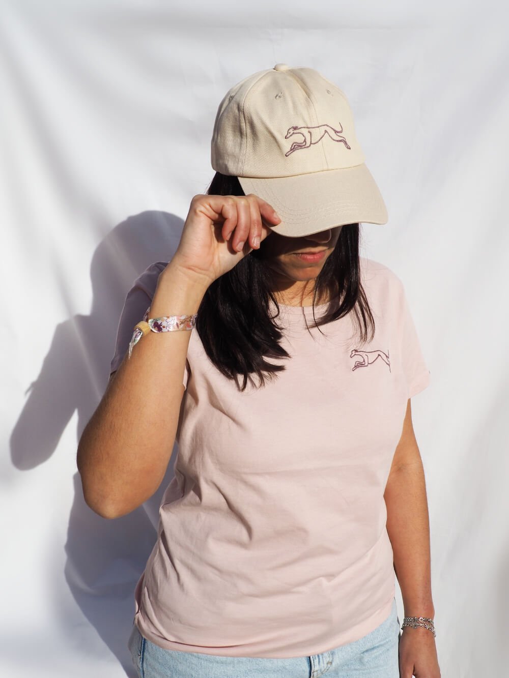 Pink Greyhound T-shirt - The Blue Greyhound